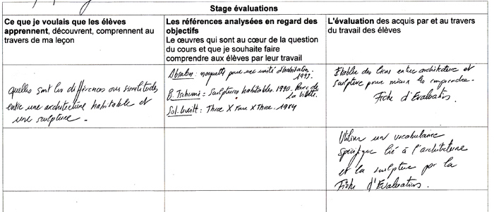 Portail pédagogique : arts plastiques - InSitu - stagiaire 15 Portail pédagogique : arts plastiques - InSitu - stagiaire 15